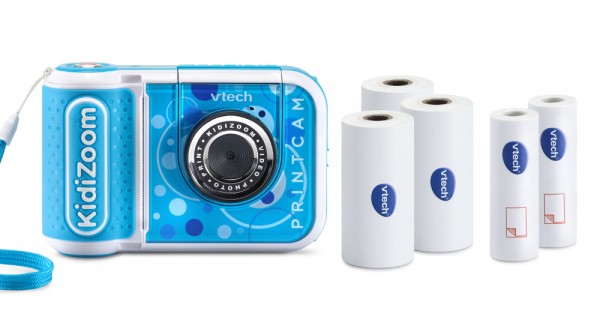 VTech Kidizoom Print Cam with Bonus Paper Pack - Blue