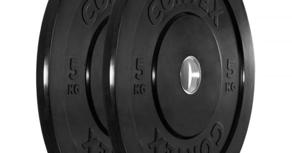 Lifespan Fitness CORTEX 70kg Black Series Bumper Plate Set