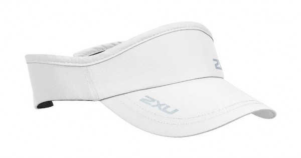 2XU Run Visor - White